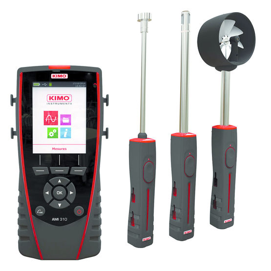 Appareil de mesure à têtes interchangeables sans fil | AMI 310 - KIMO