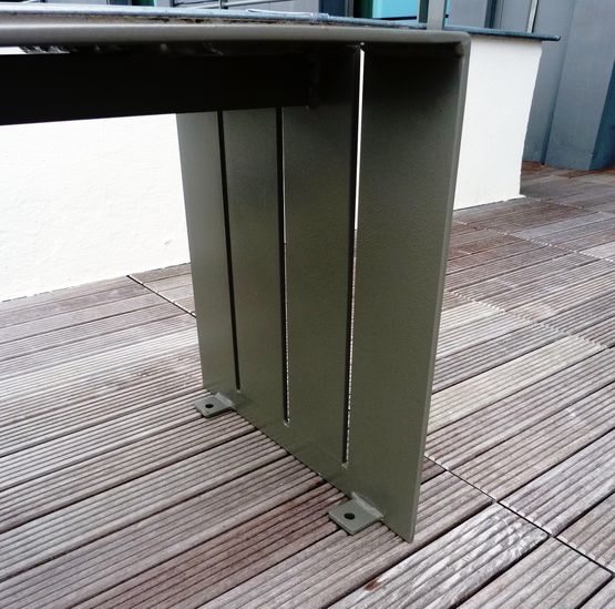 Banc tout-métal sans dossier | STEEL BLOC - NORCOR