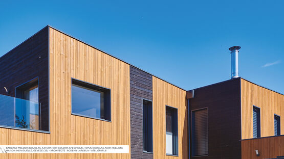 Bardage MELODIK | Bardage en Douglas aspect claire-voie - PIVETEAUBOIS