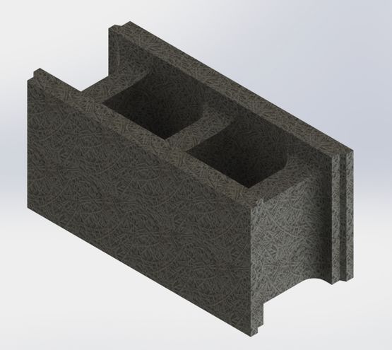 ISOLABLOC : Bloc coffrant isolant en béton aggloméré bois-ciment lisse ...