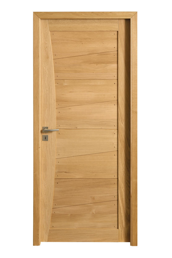 Ambata Chêne : Bloc-porte style vintage en chêne à finition brossée ou ...