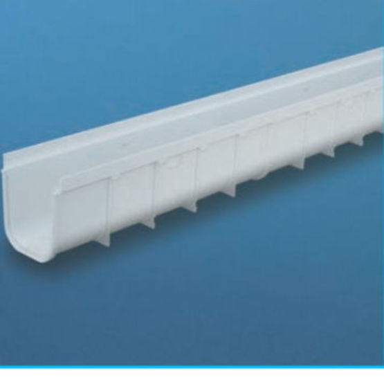 Caniveaux en PVC collables et étanches pour évacuation des eaux