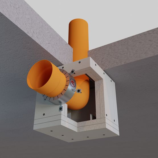 Collier coupe-feu pour réseau technique en traversée de paroi | AF ...