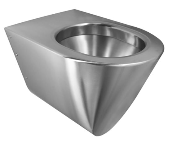 Cuvette WC suspendue en acier inoxydable | ULTIMA - SUPRATECH