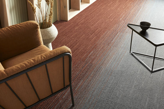 Dalle de moquette avec dégradé de couleur | Woven Gradience - INTERFACE