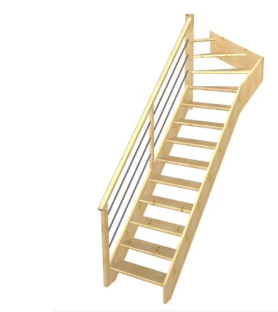 Escalier Aria quart tournant haut rampe Régate tubes inox | LAPEYRE ...