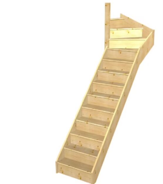 Escalier Faubourg quart tournant haut sans rampe | LAPEYRE SERVICES ...