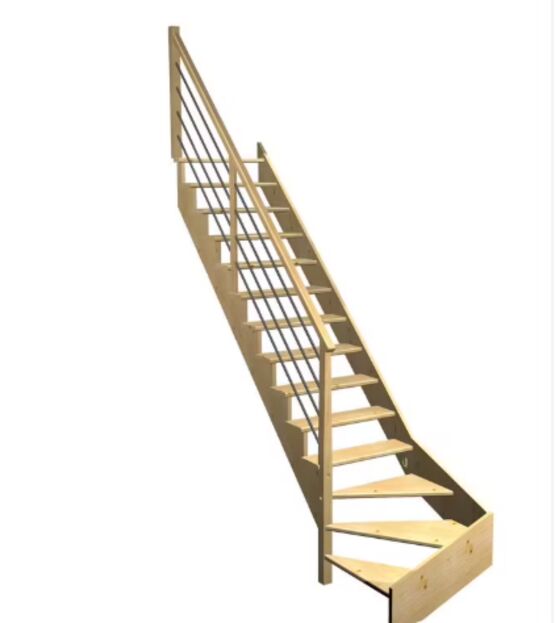 Escalier Ouessant quart tournant bas rampe Régate tubes inox | LAPEYRE ...