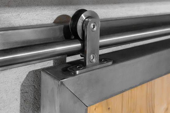 Ferrure de porte coulissante bois/métal | Enfield I - AC030101 - DESIGN-MAT