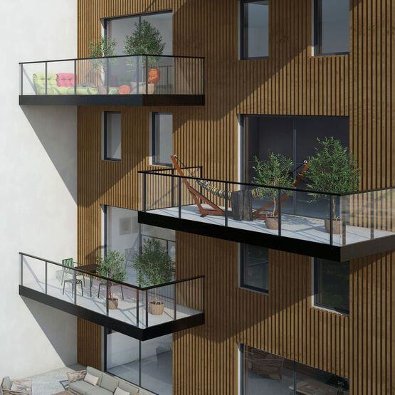 KLAIR : Garde-corps vitré filant