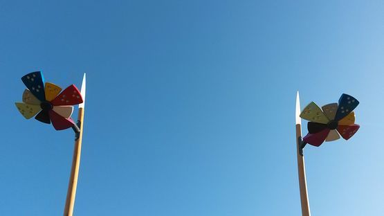 Luminaire urbain à led en forme de fleur ultra modulable | Margo - RAGNI