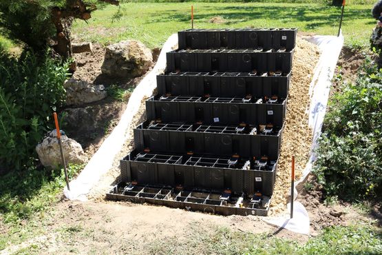 Marche modulaire pour construction d'escalier extérieur | MODULESCA de ...