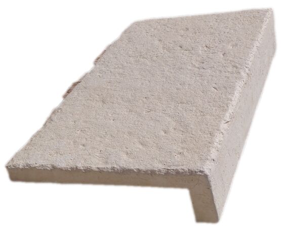 Margelle de piscine en forme de L, aspect pierre - ROUVIÈRE COLLECTION