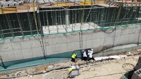 Membrane PVC fully bonded avec un spécial Super Absorbent Polymer ...