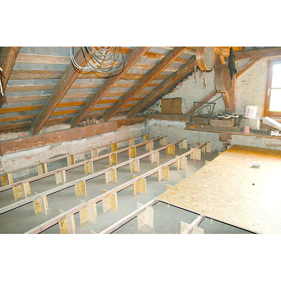 Module OSB pour pose de planchers bois sur isolant en vrac | Woodyfix ...
