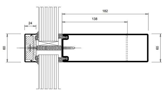 Mur rideau FB6 | Gamme SECURITEK : menuiseries vitrées pare-balle - VD ...