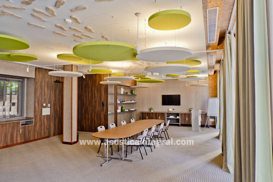 Panneau absorbant acoustique et décoratif finition tissu - ACUSTICA ...