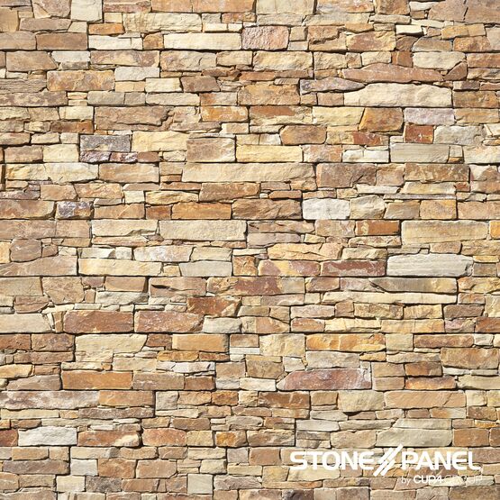 Panneau de parement mural en pierre naturelle | STONEPANEL® VAINILLA - Cupa Stone