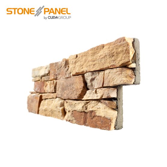 Panneau de parement mural en pierre naturelle | STONEPANEL® VAINILLA - Cupa Stone