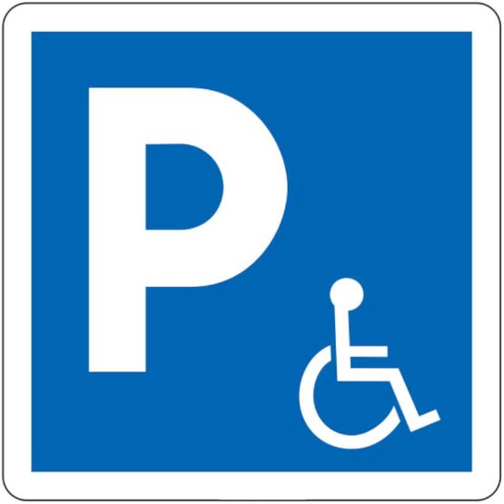 Panneau signalisation Parking PMR - MAGEQUIP