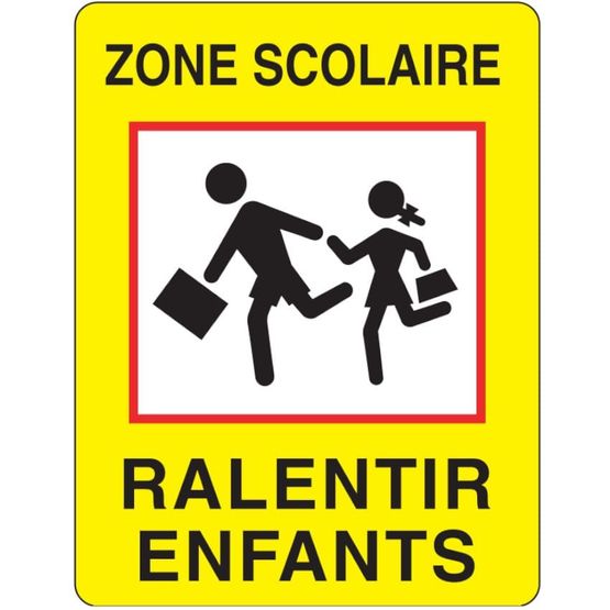 Panneau signalisation Ralentir enfants - MAGEQUIP