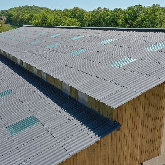 PO5 & PO6 COLORAGRI : Plaques ondulée en fibres-ciment colorées avec des pigments pour ...