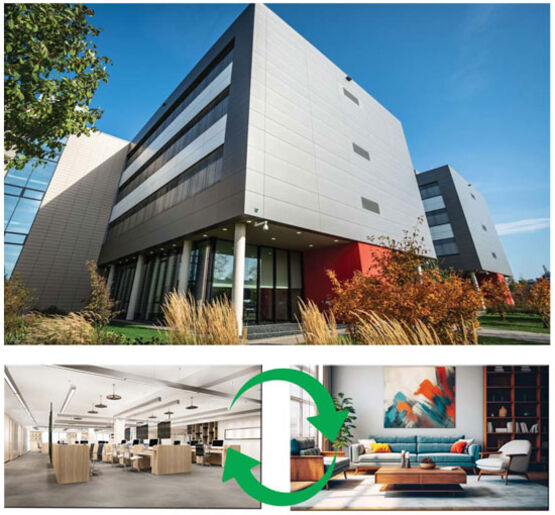 Poteaux-Dalle Mixte Bois-Béton, Réversible, Bas carbone | REVERSO - SEAC