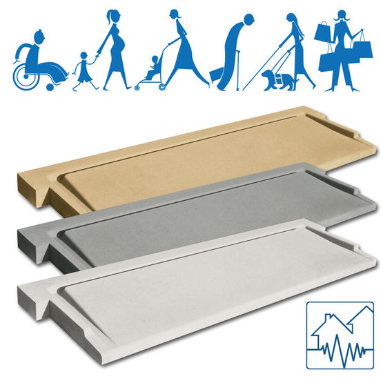 Seuil PMR PS : Seuil de porte PMR à pose simplifiée