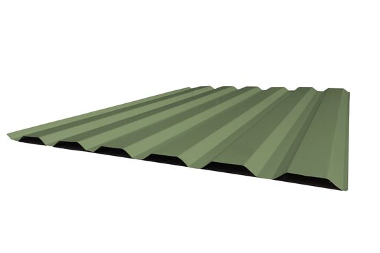 Tôles bac acier 6 ondes au profil trapézoïdal - BATIMENTSMOINSCHERSCOM ...