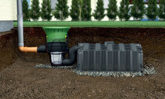 Tunnel pour infiltration des eaux pluviales à la parcelle | GRAF - Graf