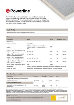 Telechargement documentation technique - [Panneau pour isolation thermique et sécurité incendie ...