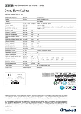 Telechargement documentation technique - [Dalles de moquette | Grezzo ...