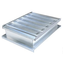 Exutoire de fumée à lames aluminium à manoeuvre pneumatique ou ...