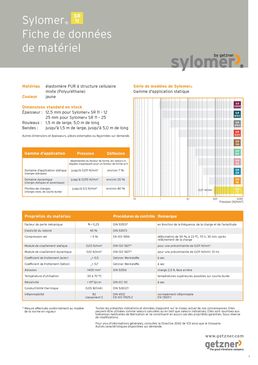 Telechargement documentation technique - [Matériau Getzner Sylomer pour ...