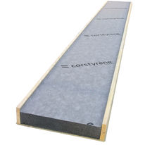 Caisson isolant chevronné à sous-face décorative pour toiture ...