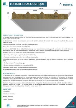 Telechargement documentation technique - [Panneau acoustique pour la ...